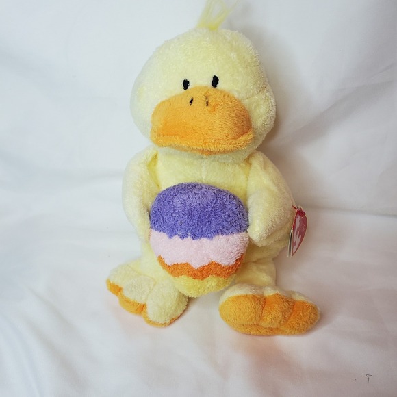 Ty | Toys | Ty Pluffies Easter Duck Chick With Egg Quackies Plush ...